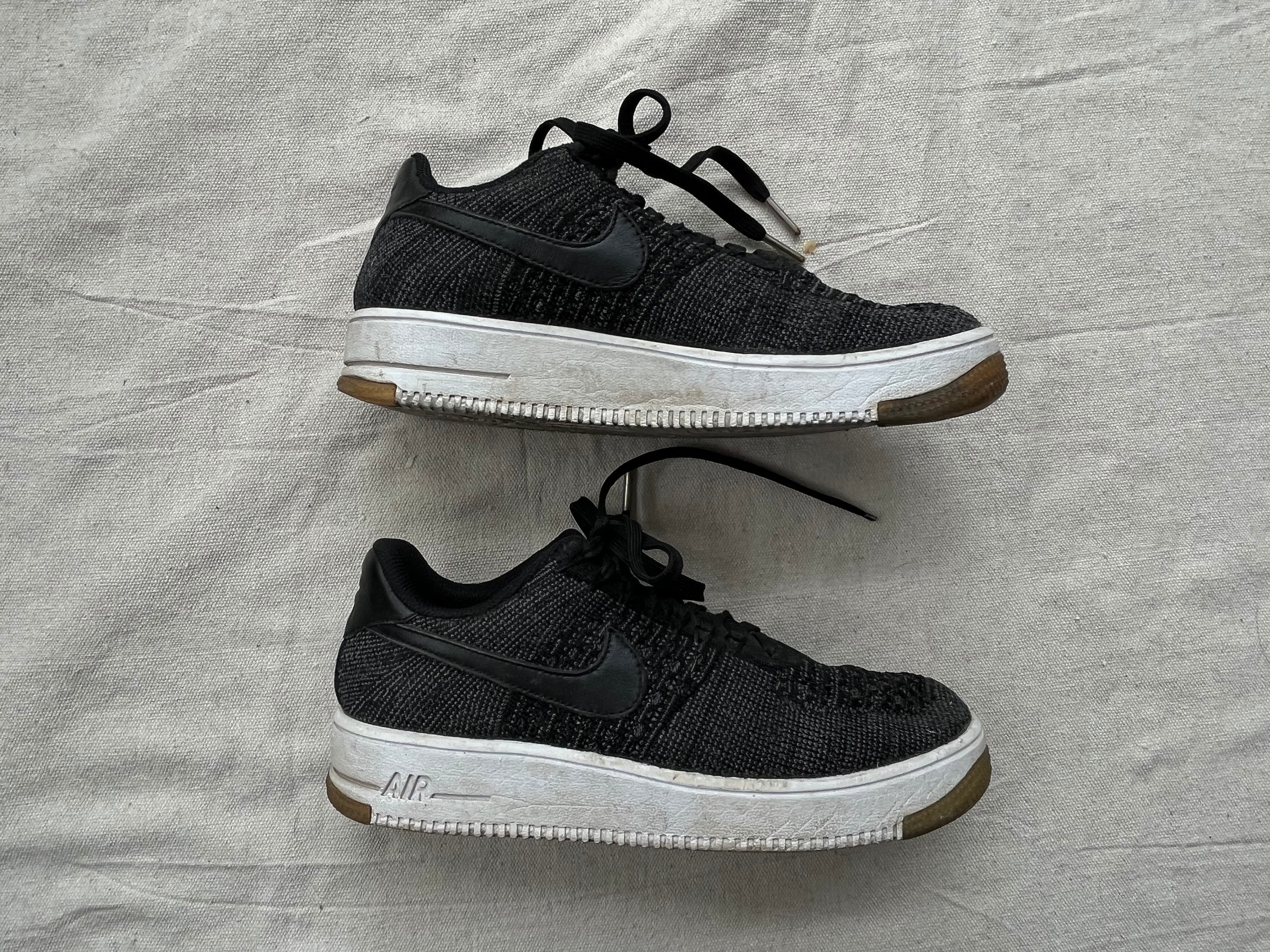 Nike Fly Knit Air Force One 2.0 Black Anthracite - Etsy