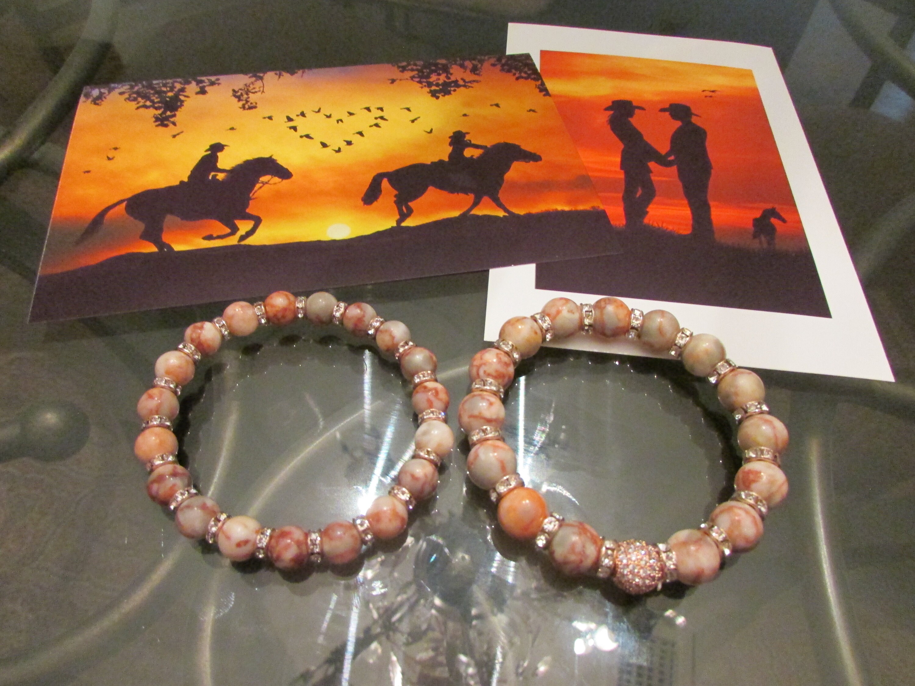 Red Spider Web Jasper Gemstone Natural Bead Bracelets With ROSE Gold ...
