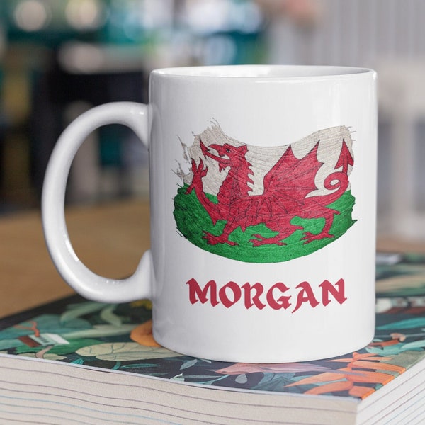 Welsh Dragon Mug - Etsy