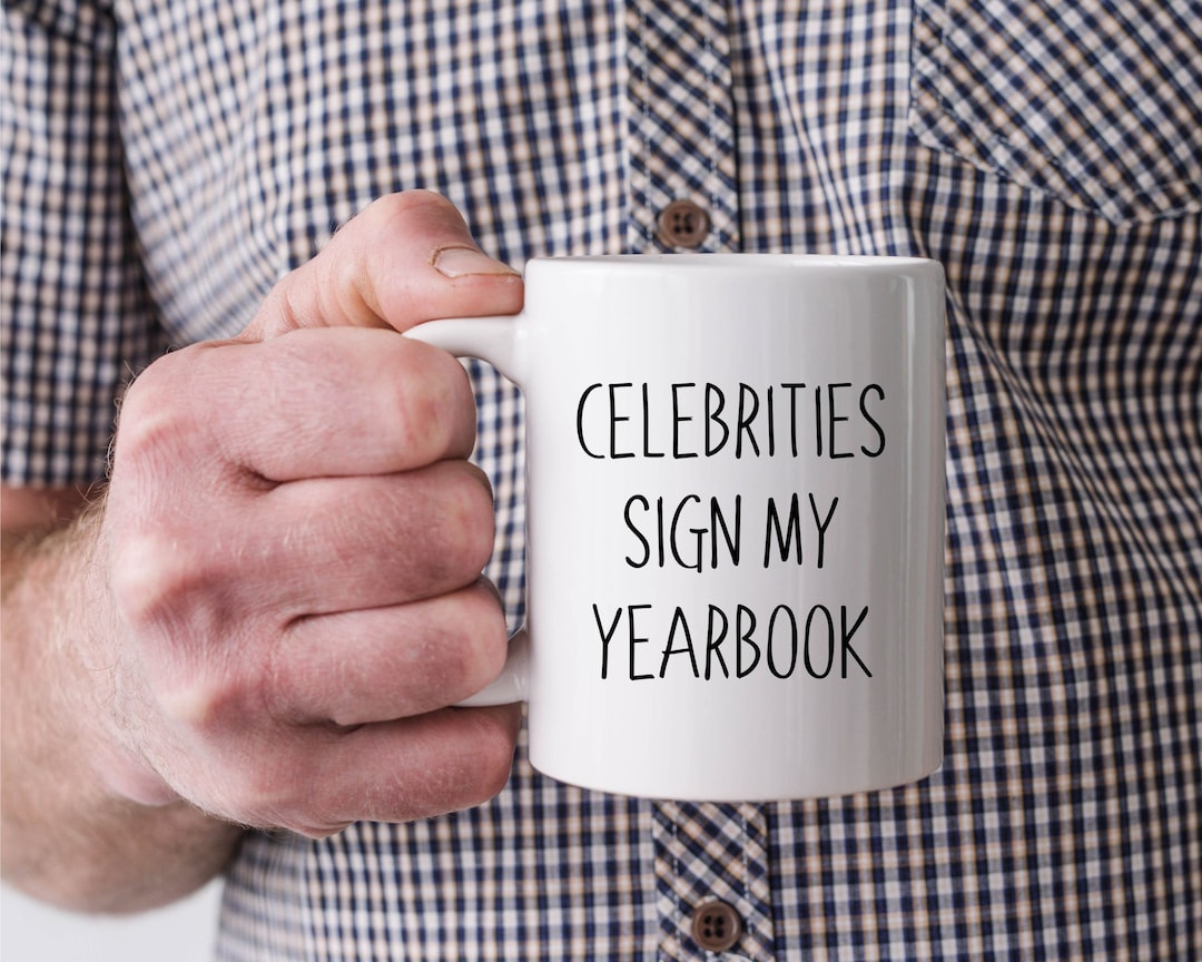 Funny Autograph Collector Mug, Signature Collecting Coffee Cup ...