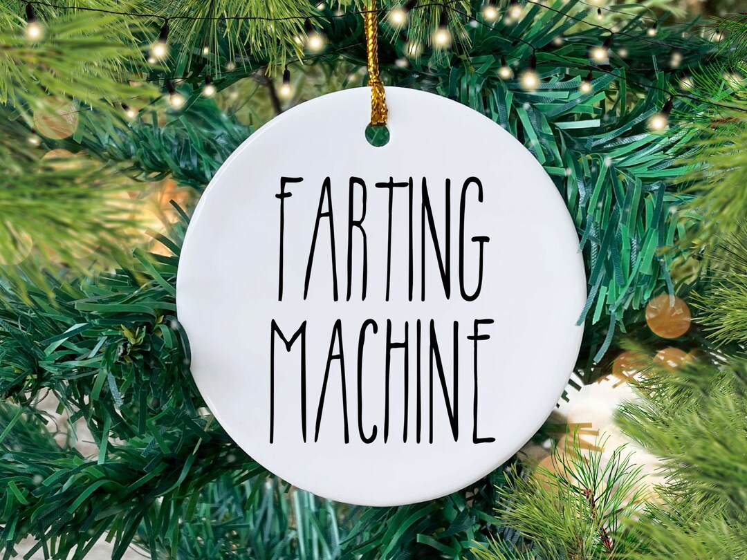 Farting Machine Funny Ornament for Men, Fart Humor Gift for Women - Etsy