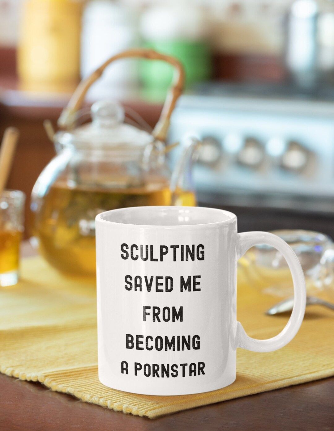 Funny Sculptor Mug, Sculpting Coffee Cup Gift Idea for Sculpture ...