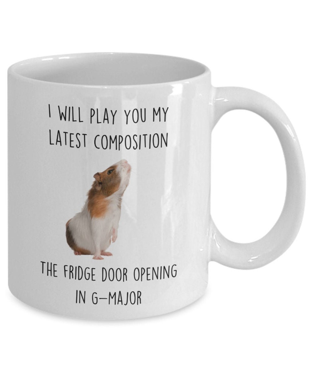 Guinea Pig Mug, Funny Guinea Pig Coffee Mug Gift Idea for Cavy Animal ...