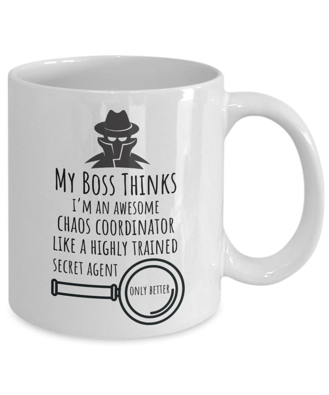 Funny Chaos Coordinator Mug, Chaos Coordinating Coffee Cup, Chaos ...