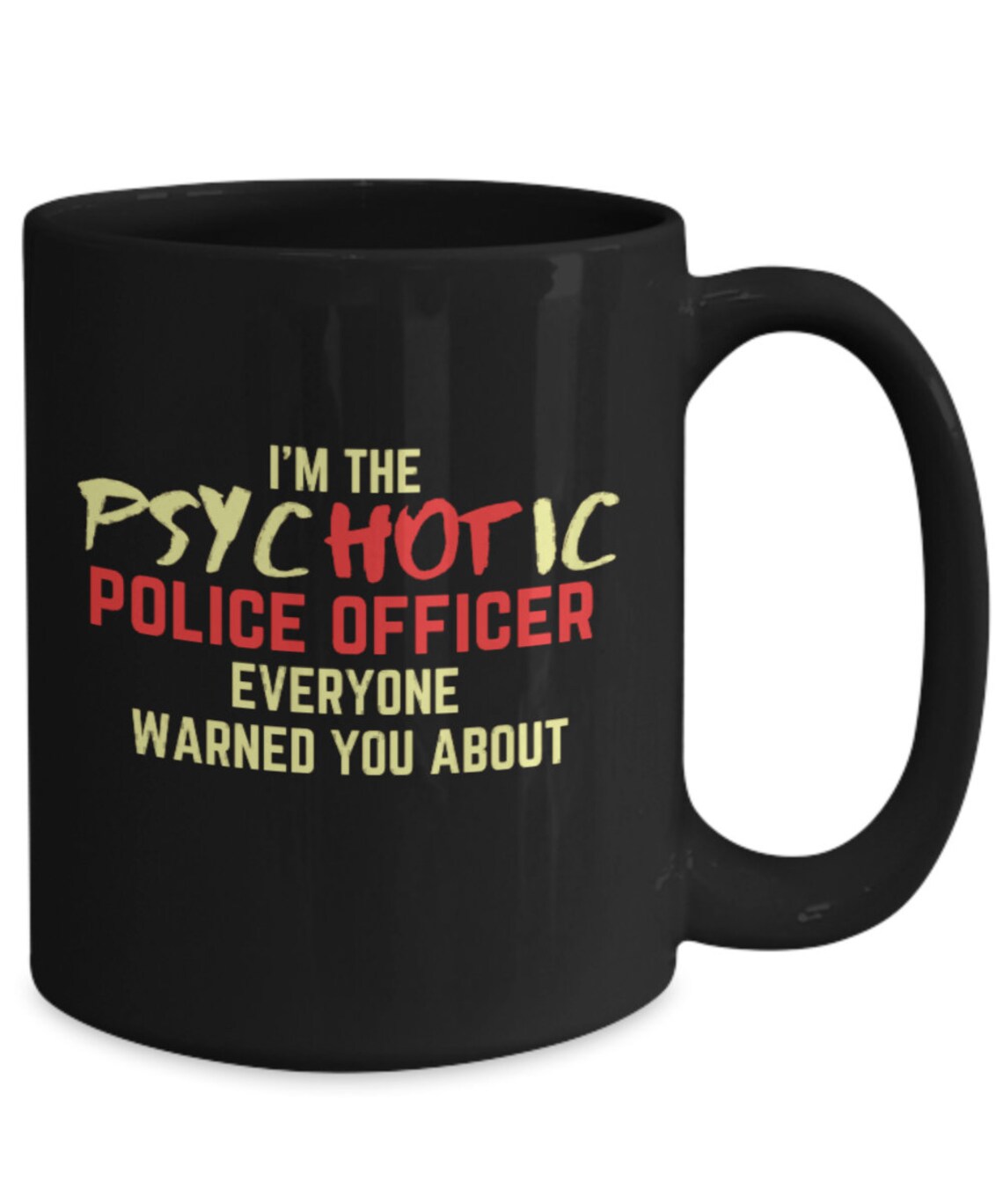 Funny Police Officer Mug Coffee Cup Gift Idea for Policing - Etsy