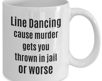 Line Dancing Mug - Etsy
