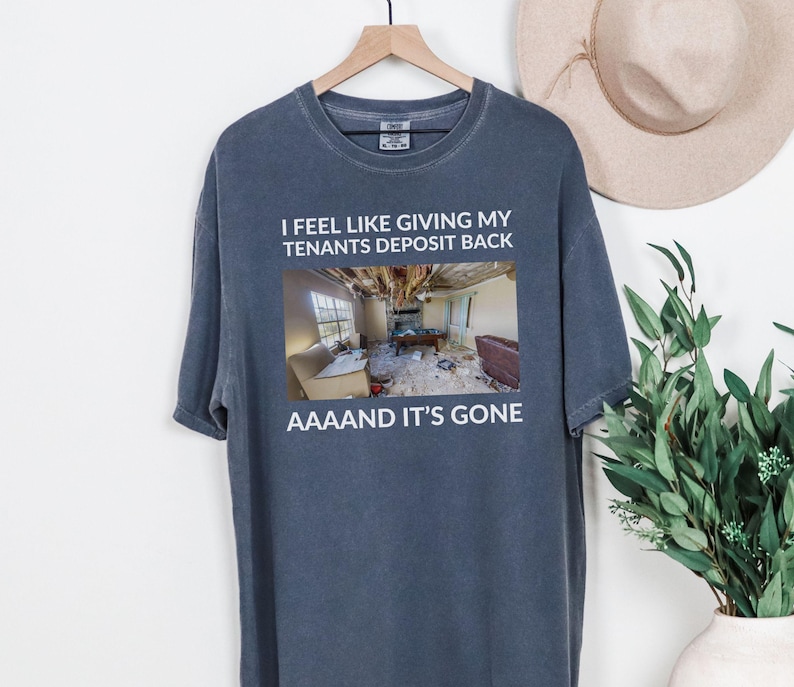 Funny Property Manager Shirt Property Management T-shirt Landlord Gift ...