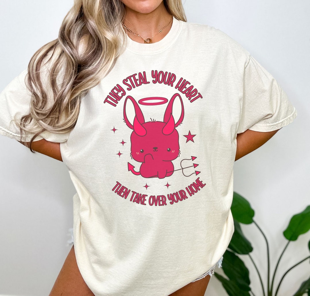 Funny Bunny Shirt Comfort Colors Rabbit Themed Gifts Rabbit Tee Gift ...