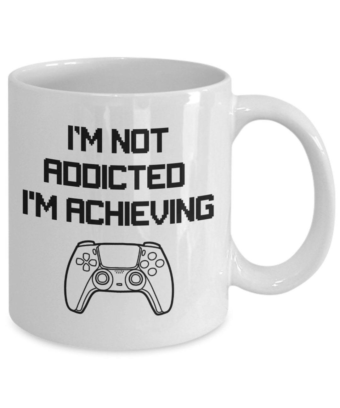 Funny Gamer Pun Mug, Gaming Coffee Cup, Gift for an Addicted Gamer in ...