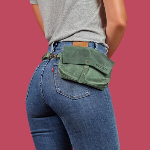 Engraved Cub Bag, Leather Belt Bag, Custom Fanny Pack, Mini Waist Bag ...