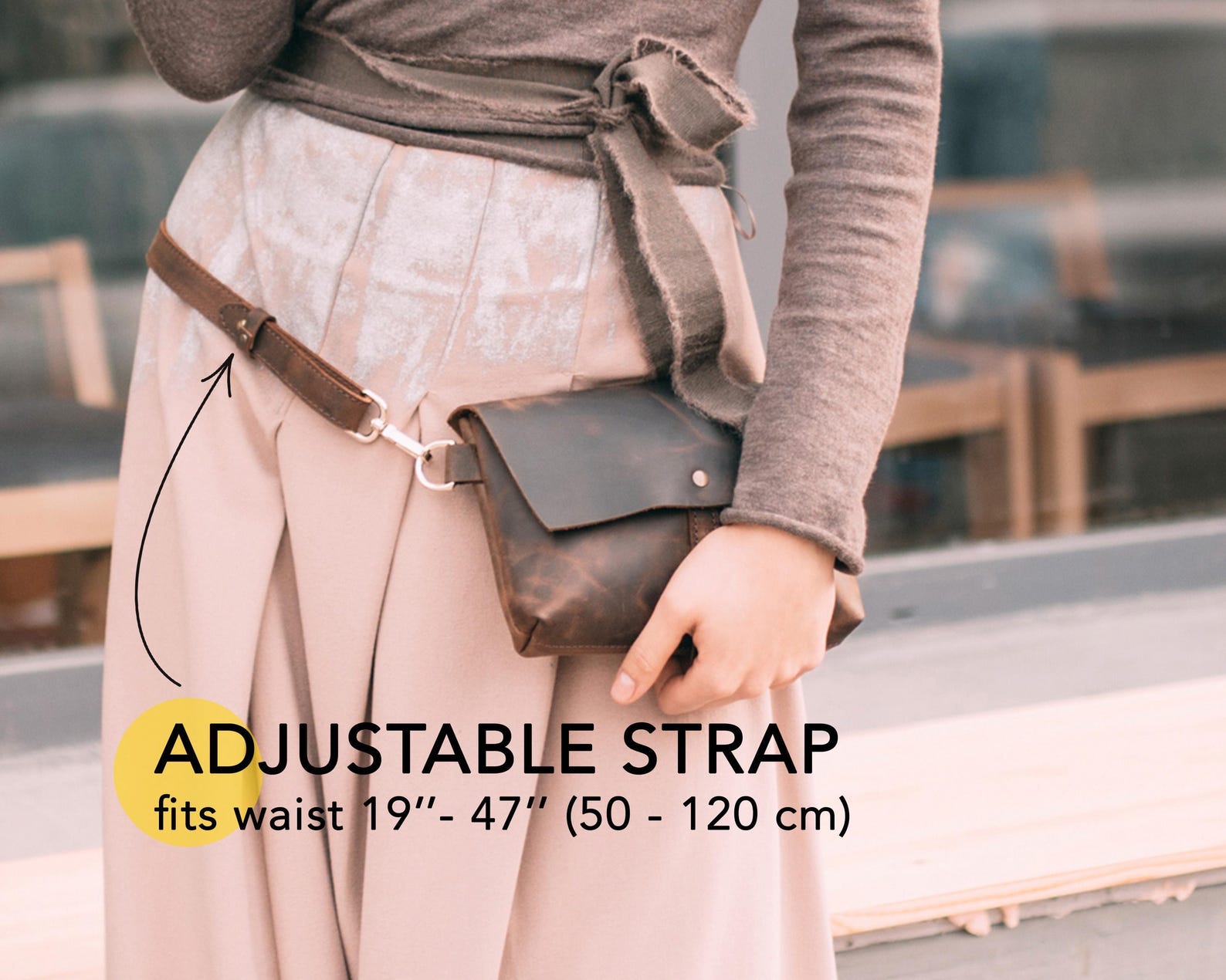 Engraved Leather Belt Bag, Womens Waist Bag, Fanny Pack, Gift for ...