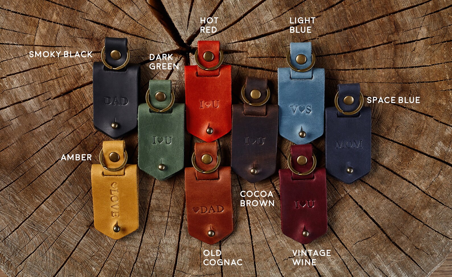 Unique Leather Keychain With Your Photo Personalized Key - Etsy