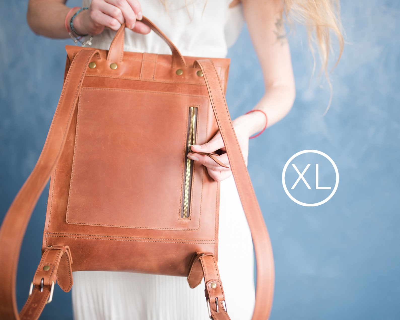 Leather Backpack With Monogram. Personalized Women Backpack | Etsy