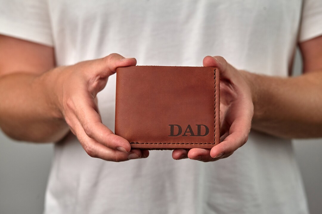 Engraved Wallets for Men, Mens Gift, Leather Wallet Best Gift for ...