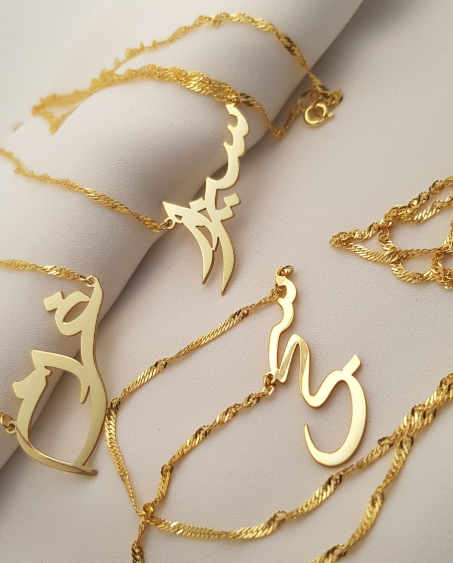 Arabic Name Necklace Personalized Arabic Necklace Arabic | Etsy