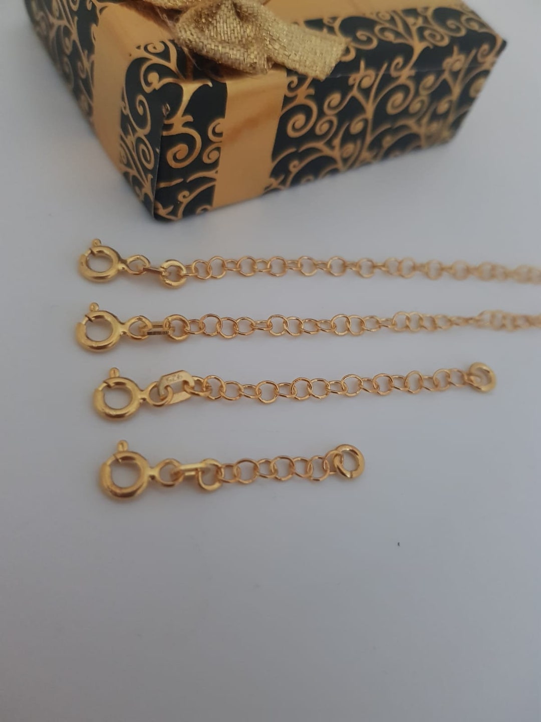 Gold Extension Chain, Silver Extension Chain - Etsy