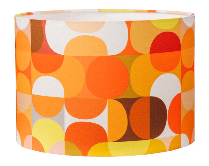 Retro 70s Lampshade - Etsy UK