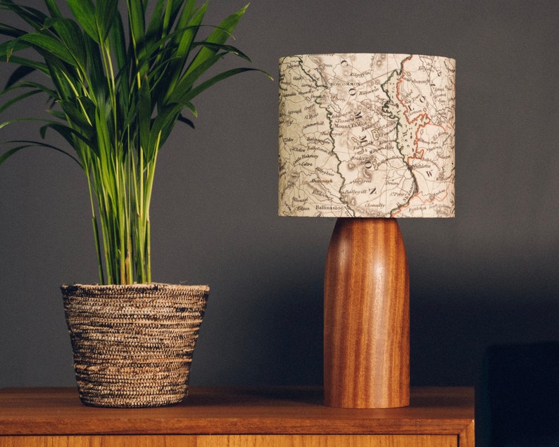 Custom Old Map Lamp Map of Any City Town Village Region - Etsy UK