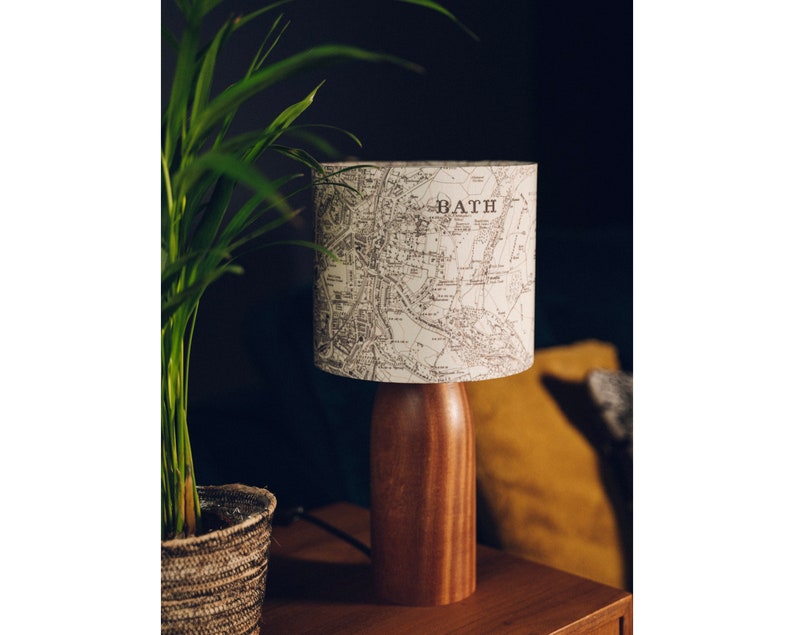 Custom Old Map Lamp Map of Any City Town Village Region - Etsy UK