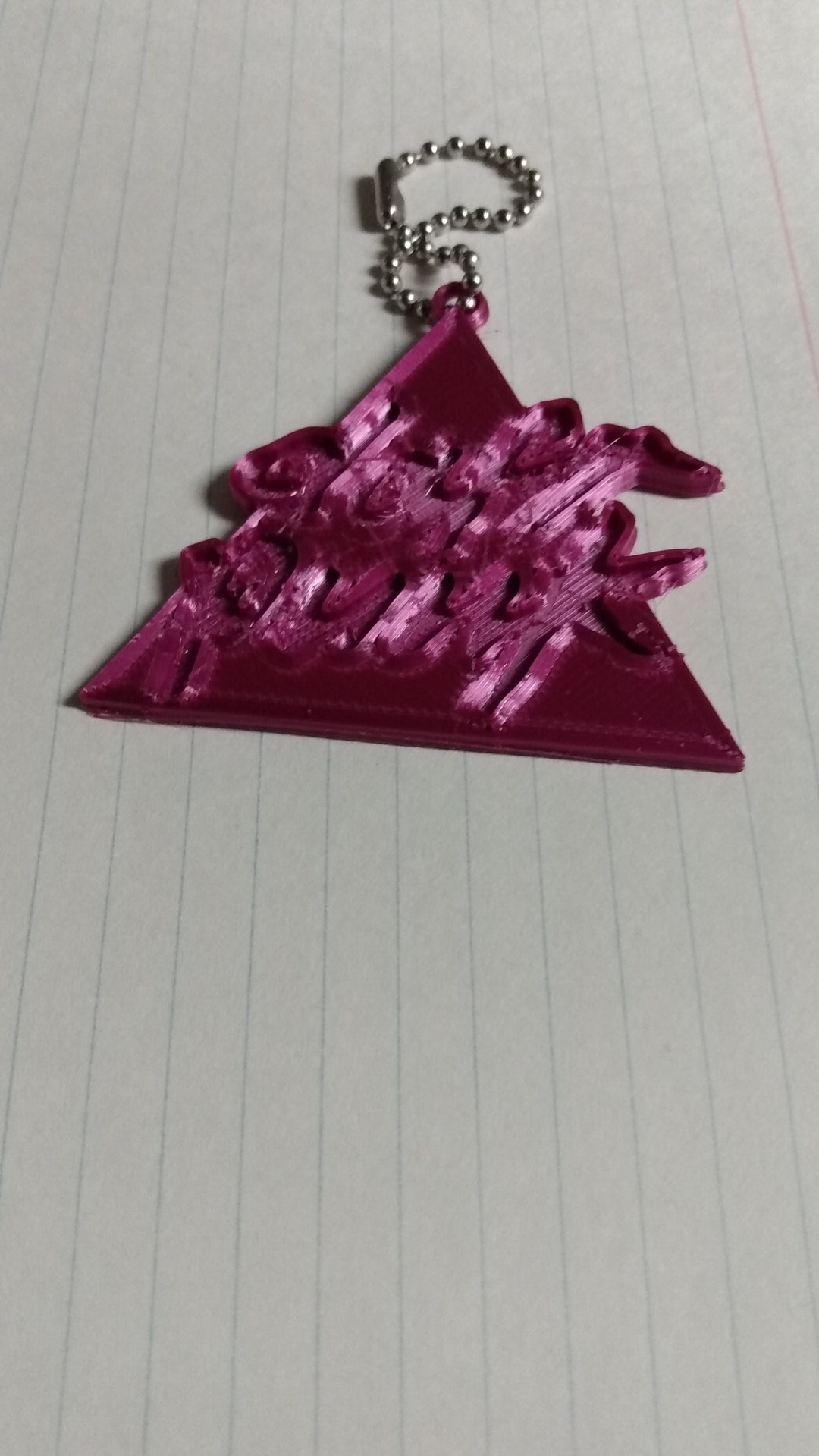 Daft Punk Hot Pink Satin Keychain - Etsy