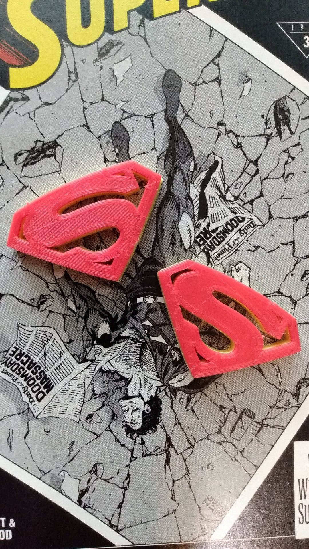 Superman Logo Fridge Magnet - Etsy