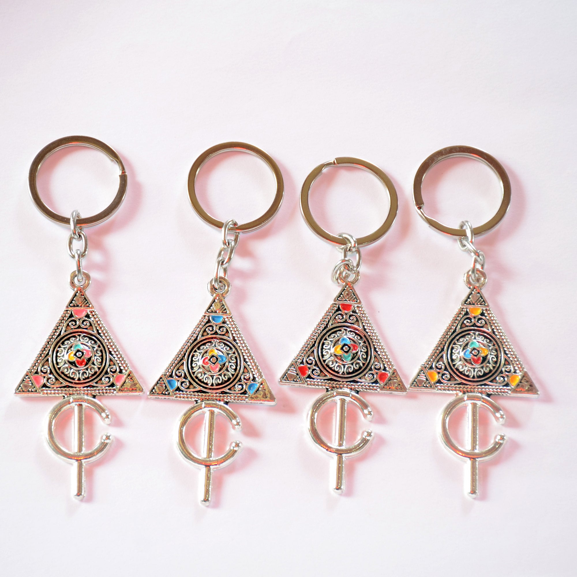 Amazigh Berber Keyring Craft Moroccan Metal Key Chain - Etsy