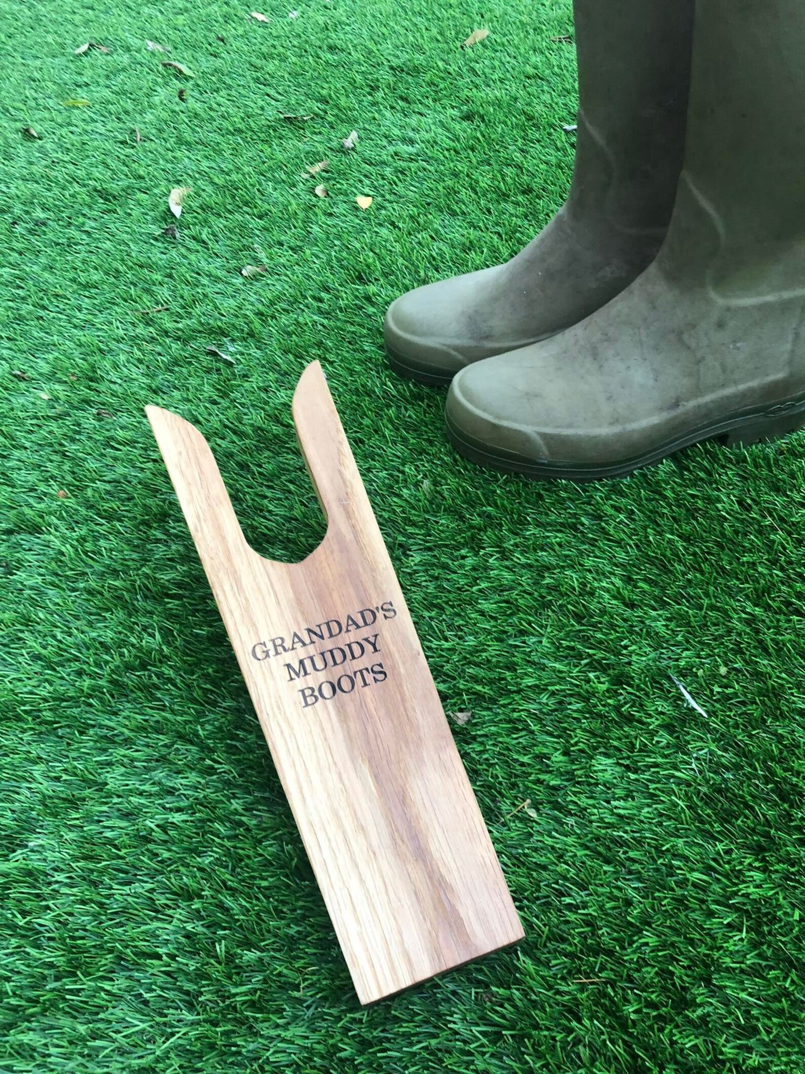 Solid Oak Boot Pull - Welly Pull - Bootjack - Gift for New Homes ...