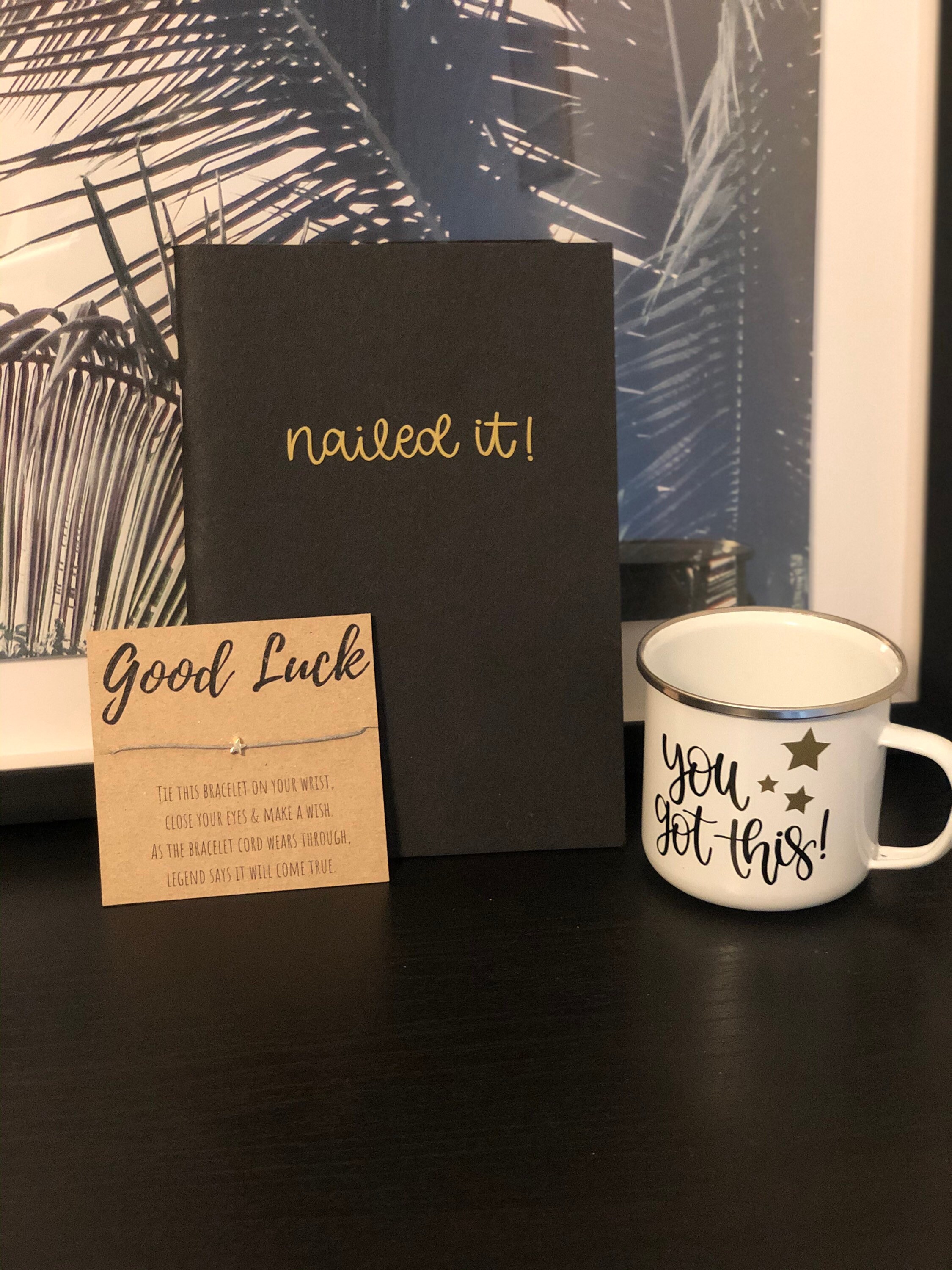 New Job Token Gift Bundle Set You Got This Mug Nailed It | Etsy UK