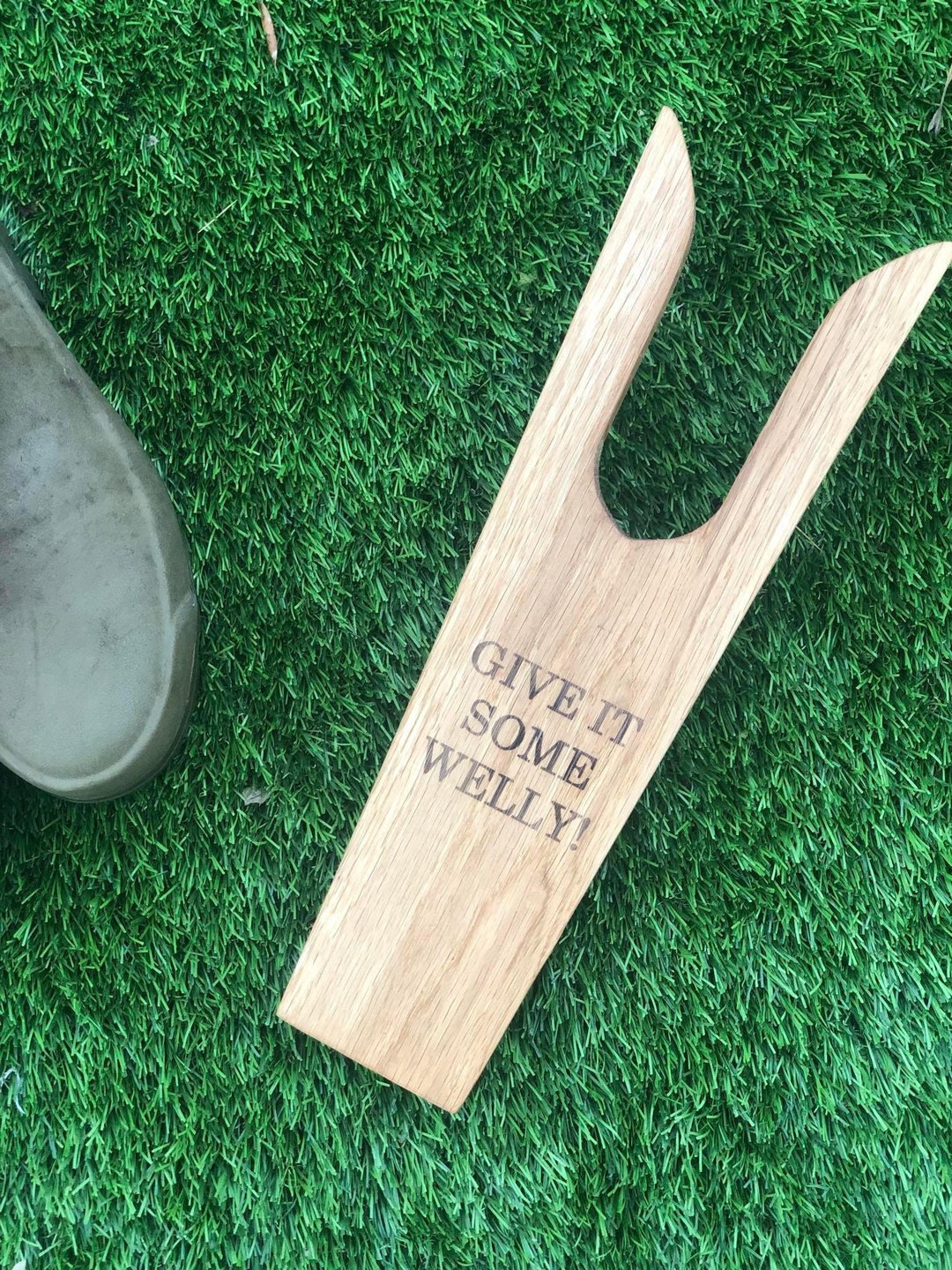 Solid Oak Boot Pull - Welly Pull - Bootjack - Gift for New Homes ...