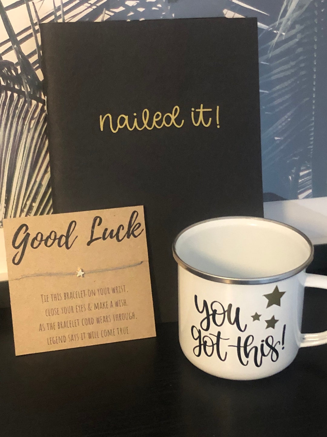 New Job Token Gift Bundle Set, You Got This Mug, Nailed It Book & Good ...