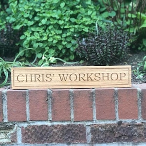 Personalised Oak Wood Sign, Engraved Signs, Custom House Name Design ...