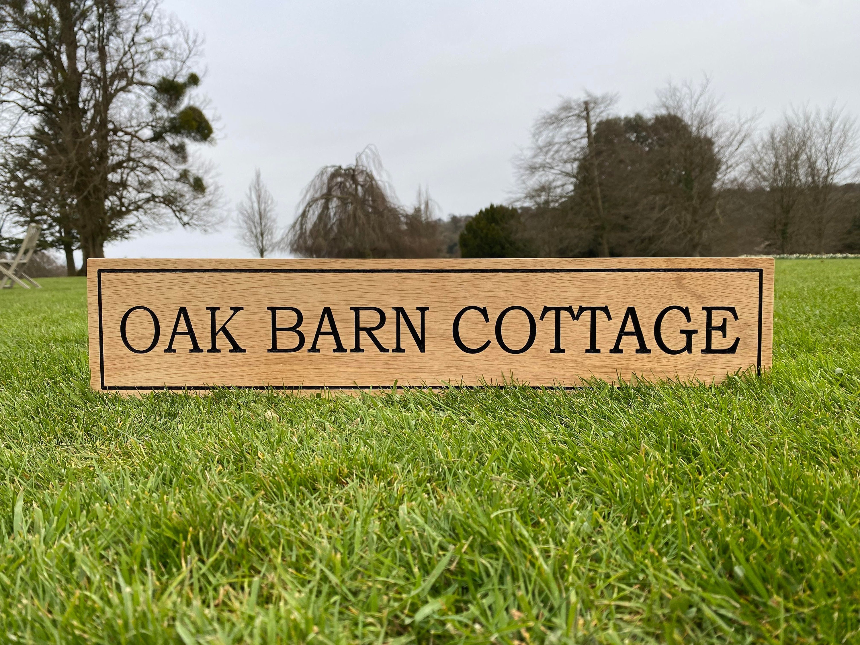 Personalised Oak Wood Sign, the Shed, Grandad, Dad’s, the Garden, Signs ...