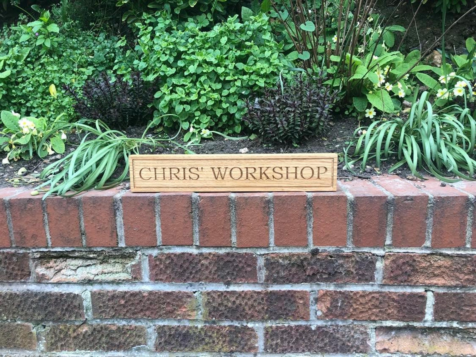 Personalised Oak Wood Sign, the Shed, Grandad, Dad’s, the Garden, Signs ...