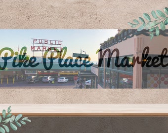 Pike Place Poster - Etsy