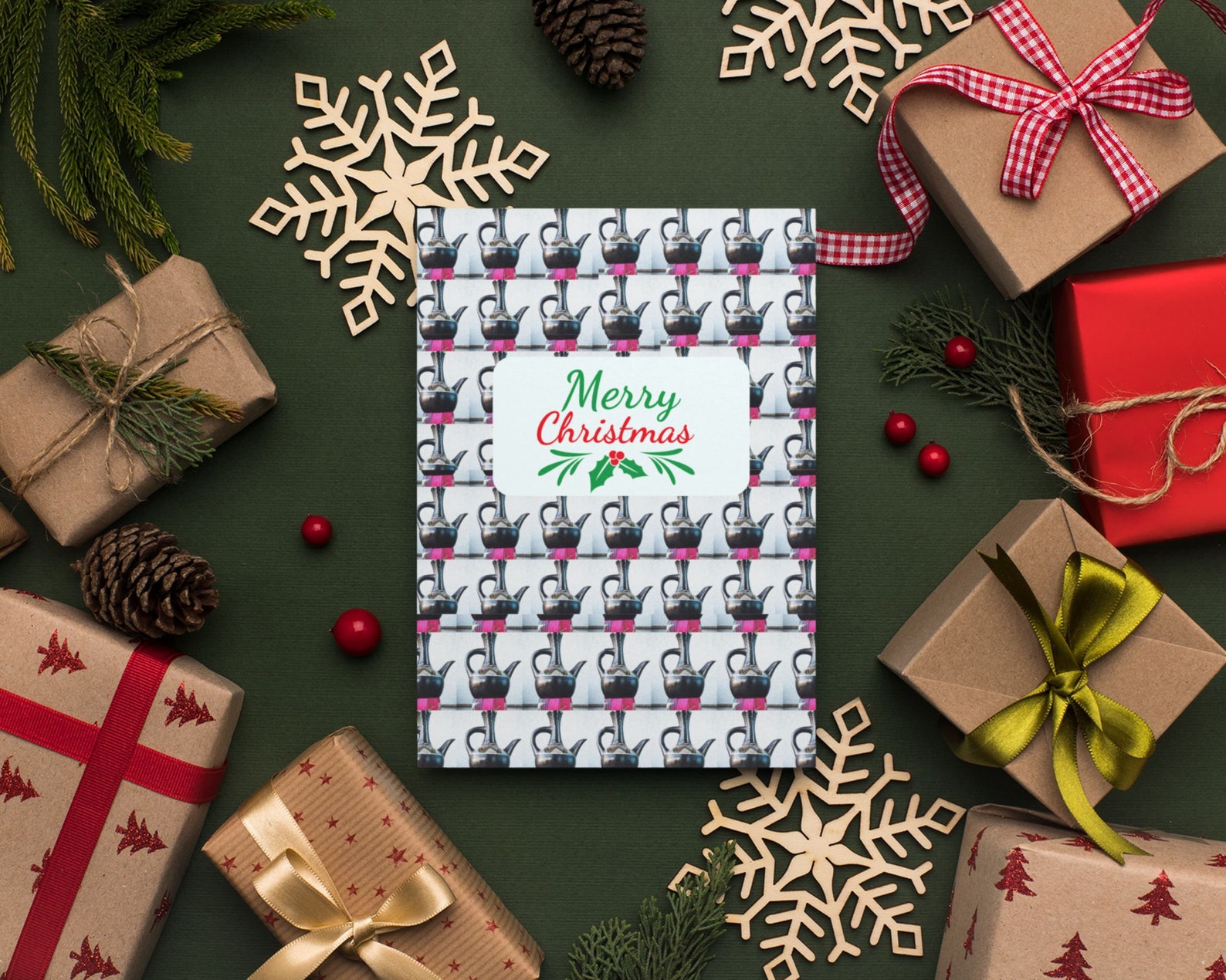 Ethiopian Jebena Themed Christmas Card Habesha Diaspora Gena Beal ...