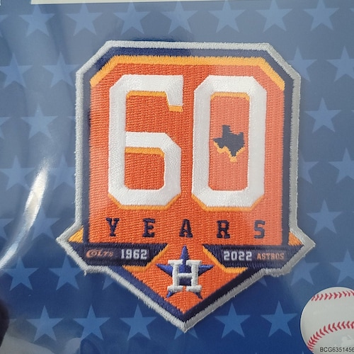 Official 2022 Houston Astros 60 Years Patch 60th Anniversary - Etsy