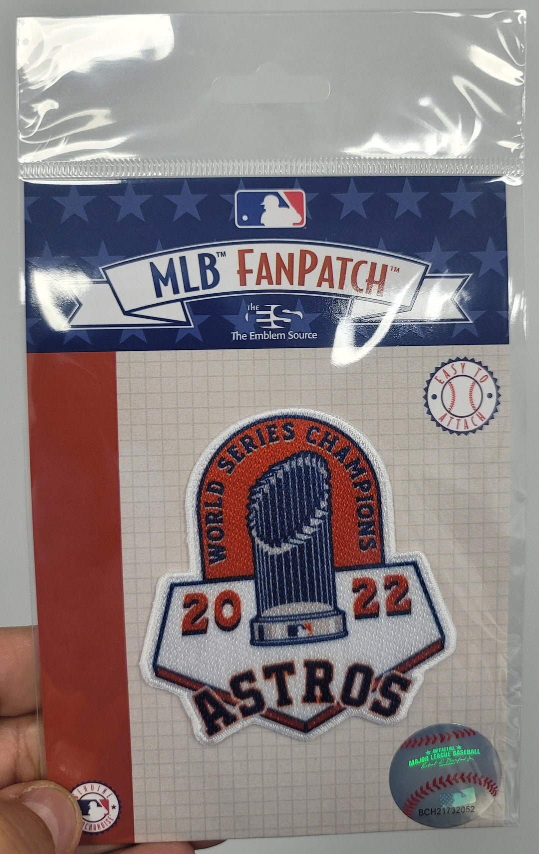 2022 Houston Astros World Series Championship Patch - Baseball Jersey ...