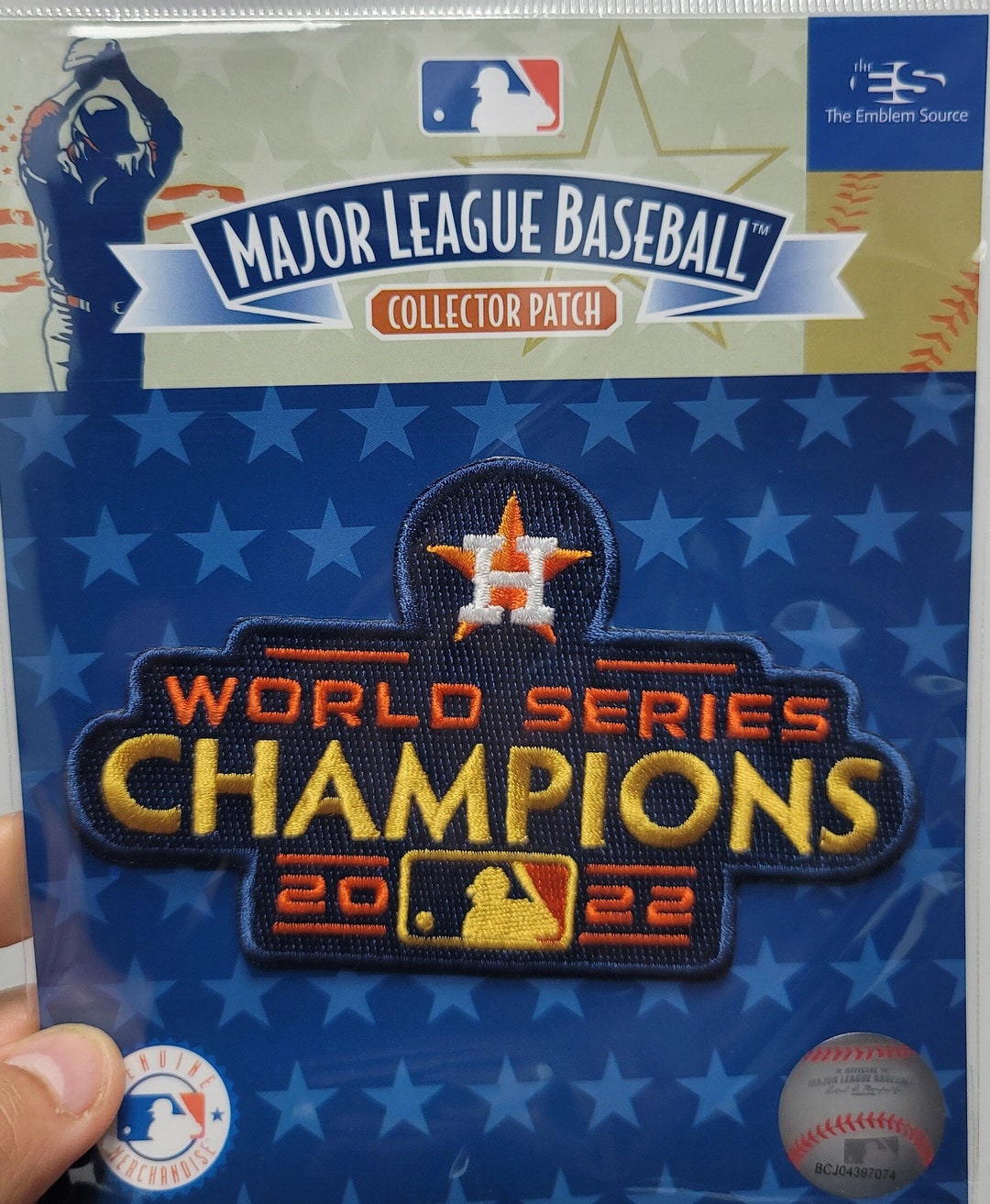 GOLD Champions Houston Astros Patch - 2022 Championship Patch Houston ...