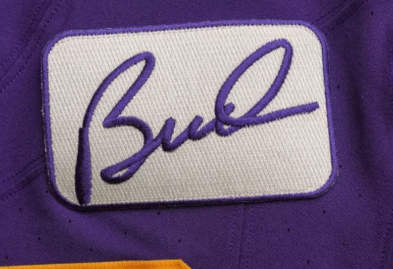 Bud Vikings Patch Bud Grant MINNESOTA VIKINGS Purple Football Jersey ...
