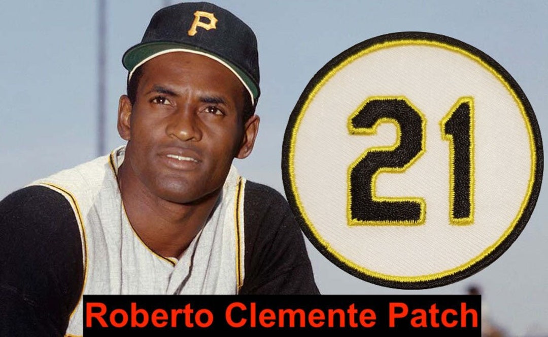 Roberto Clemente #21 Patch Baseball Jersey Patch Pirates Puerto Rico ...