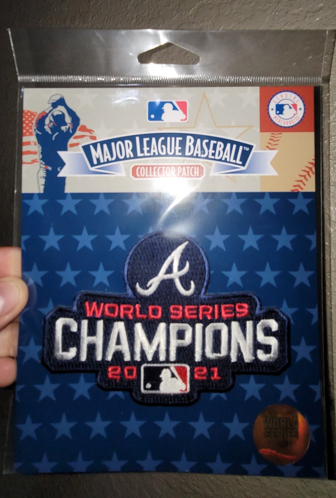 Official Braves Championship Patch - 2021 Patch 2021 ATLANTA BRAVES ...