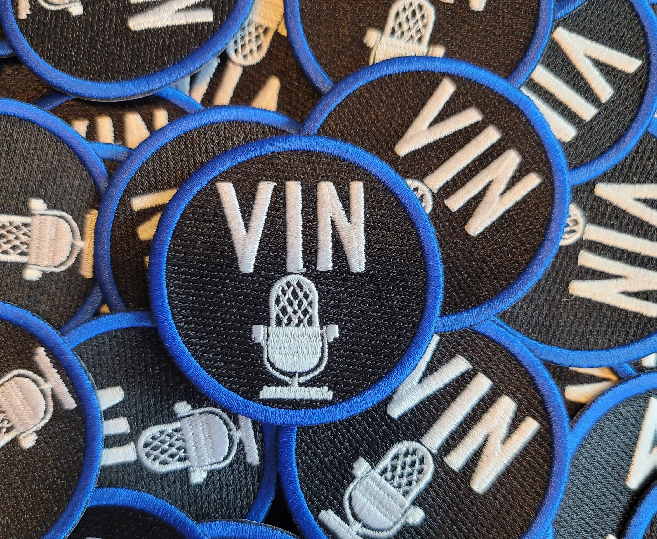 On Hand Vin Scully Memorial PATCH La Dodgers Los Angeles Microphone ...