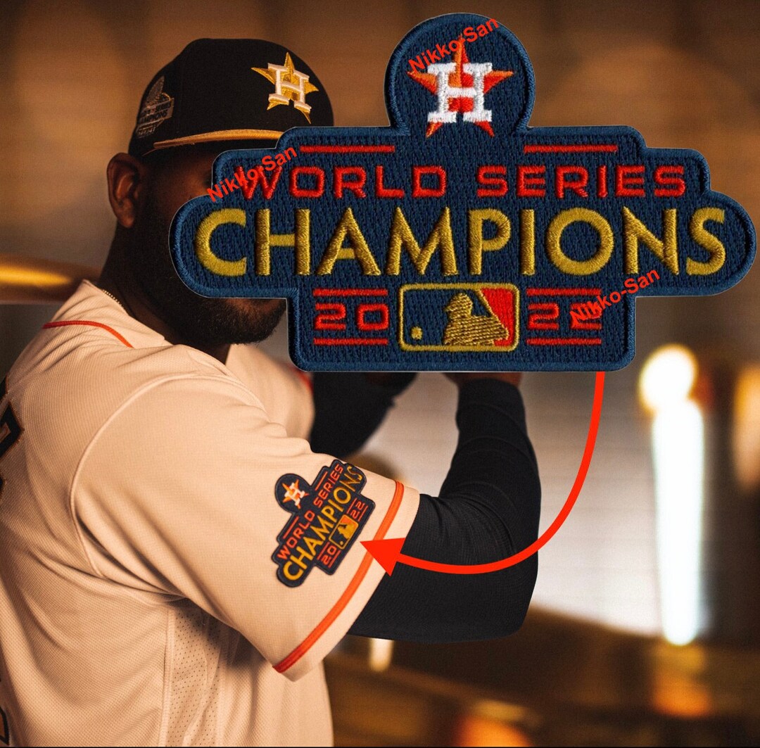 GOLD Champions Houston Astros Patch 2022 Championship Patch - Etsy