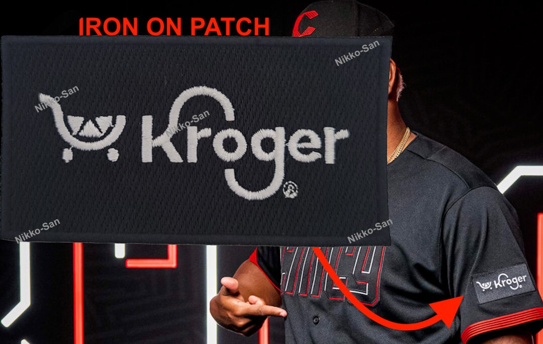 Kroger Patch Ad Patch Cincinnati Reds Baseball Jersey Patch Iron on ...