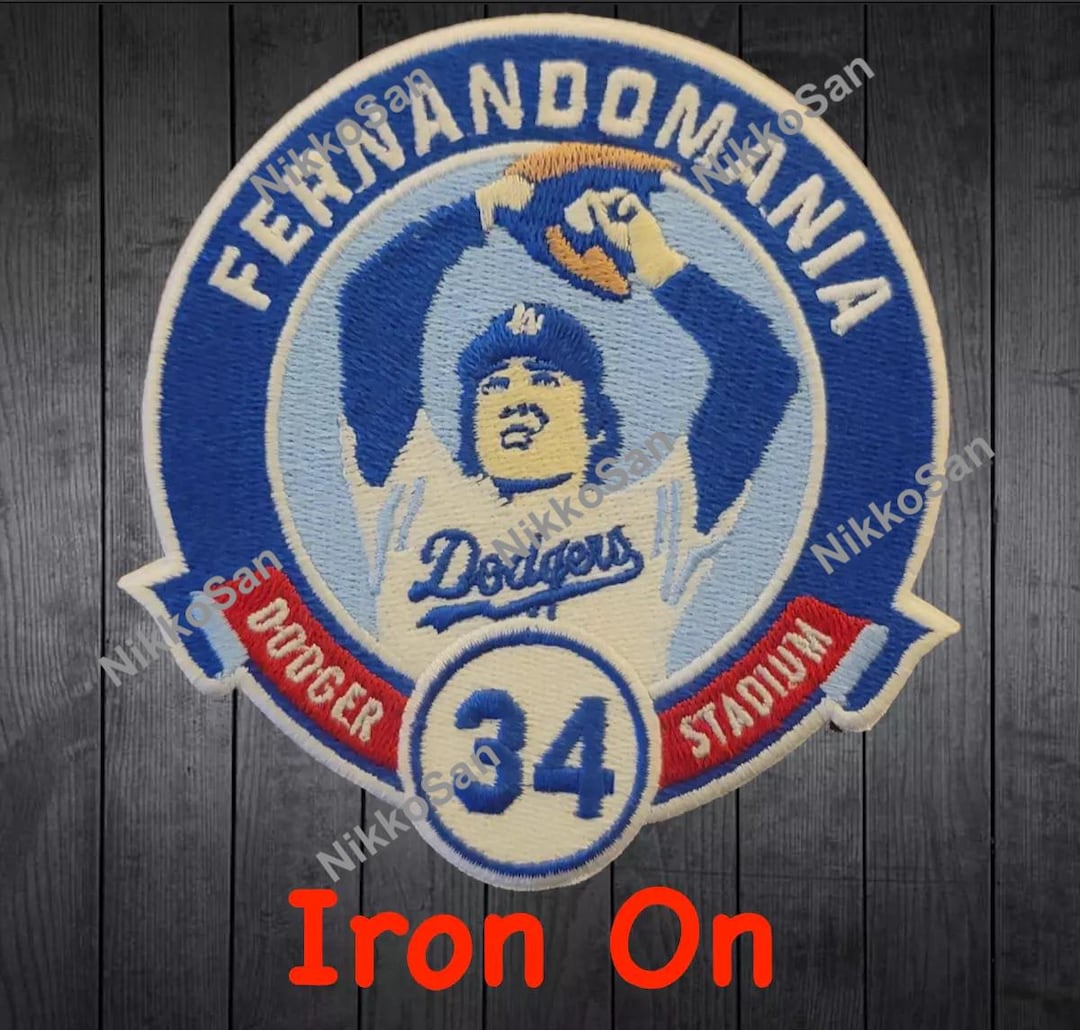 Fernando Valenzuela Patch LA Dodgers Baseball Jersey Patch Los Angeles ...