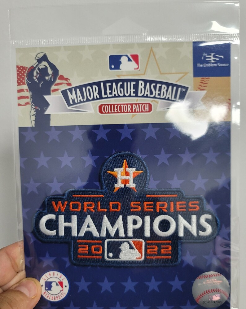 Official 2022 World Series Champions Patch MLB Baseball Jersey Patch ...