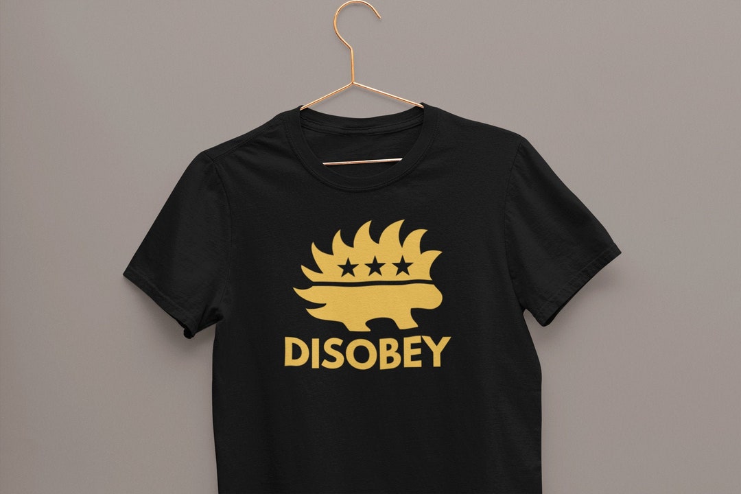 Libertarian Disobey Porcupine Short-sleeve Unisex T-shirt - Etsy