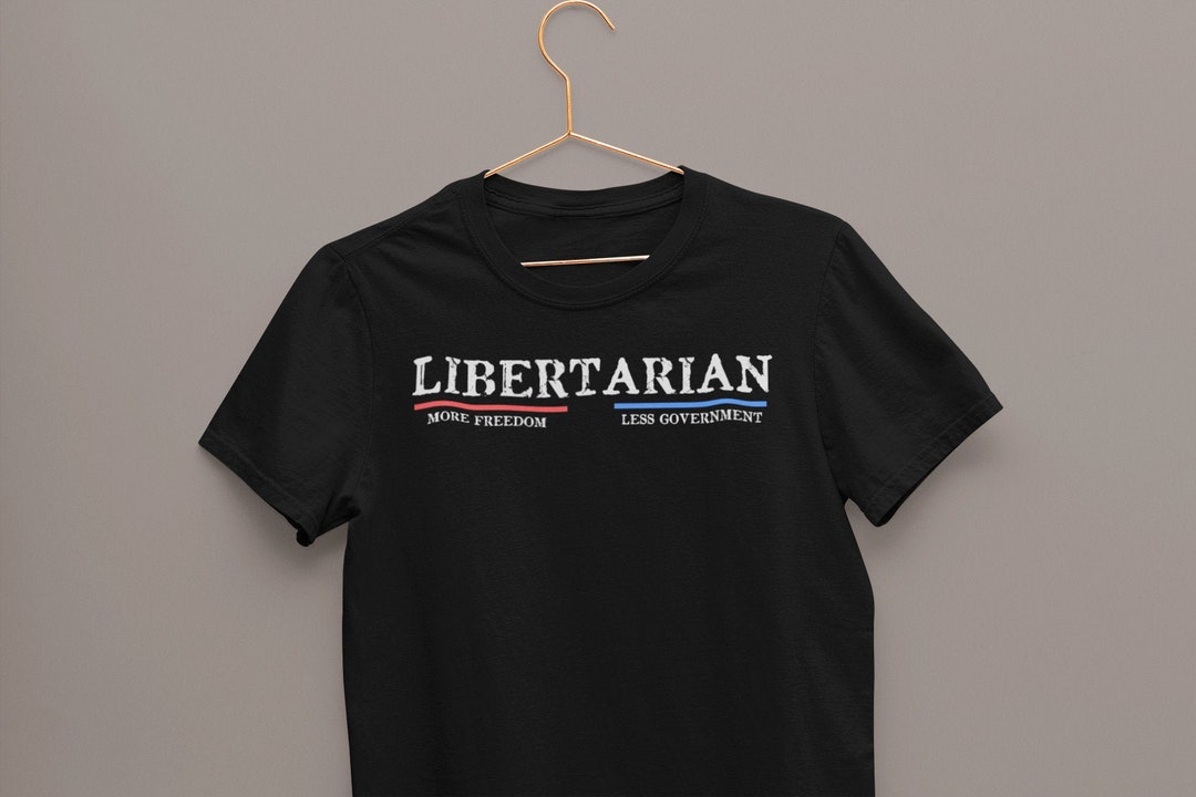 Vintage Distressed Libertarian More Freedom Short-sleeve T-shirt - Etsy
