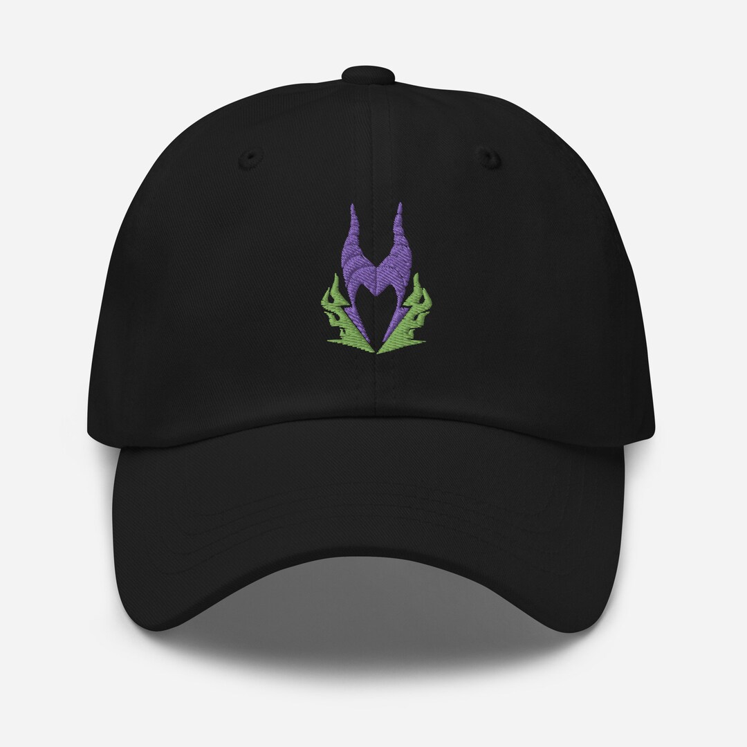 Maleficent Adjustable Hat – Villain-inspired Embroidered Cap - Etsy