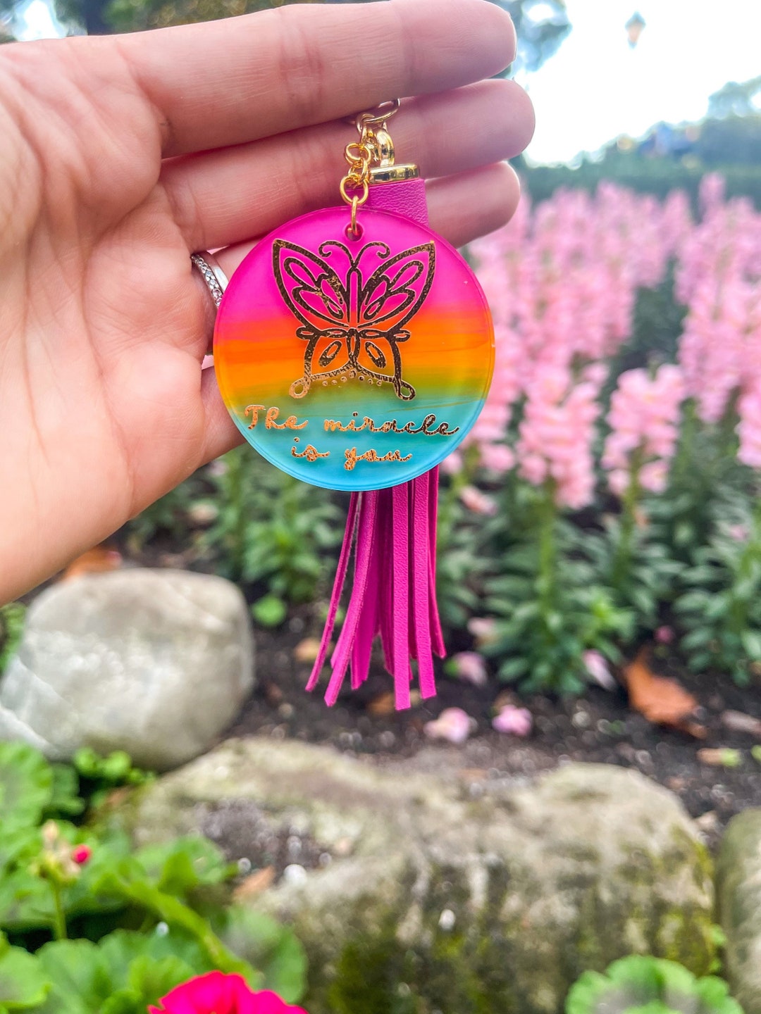 The Miracle is You Encanto Mirabel Hand-painted Acrylic Keychain - Etsy